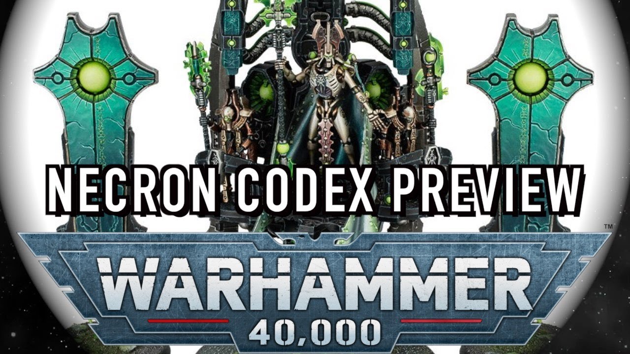 9th Edition Necron Codex Preview Warhammer 40k - YouTube