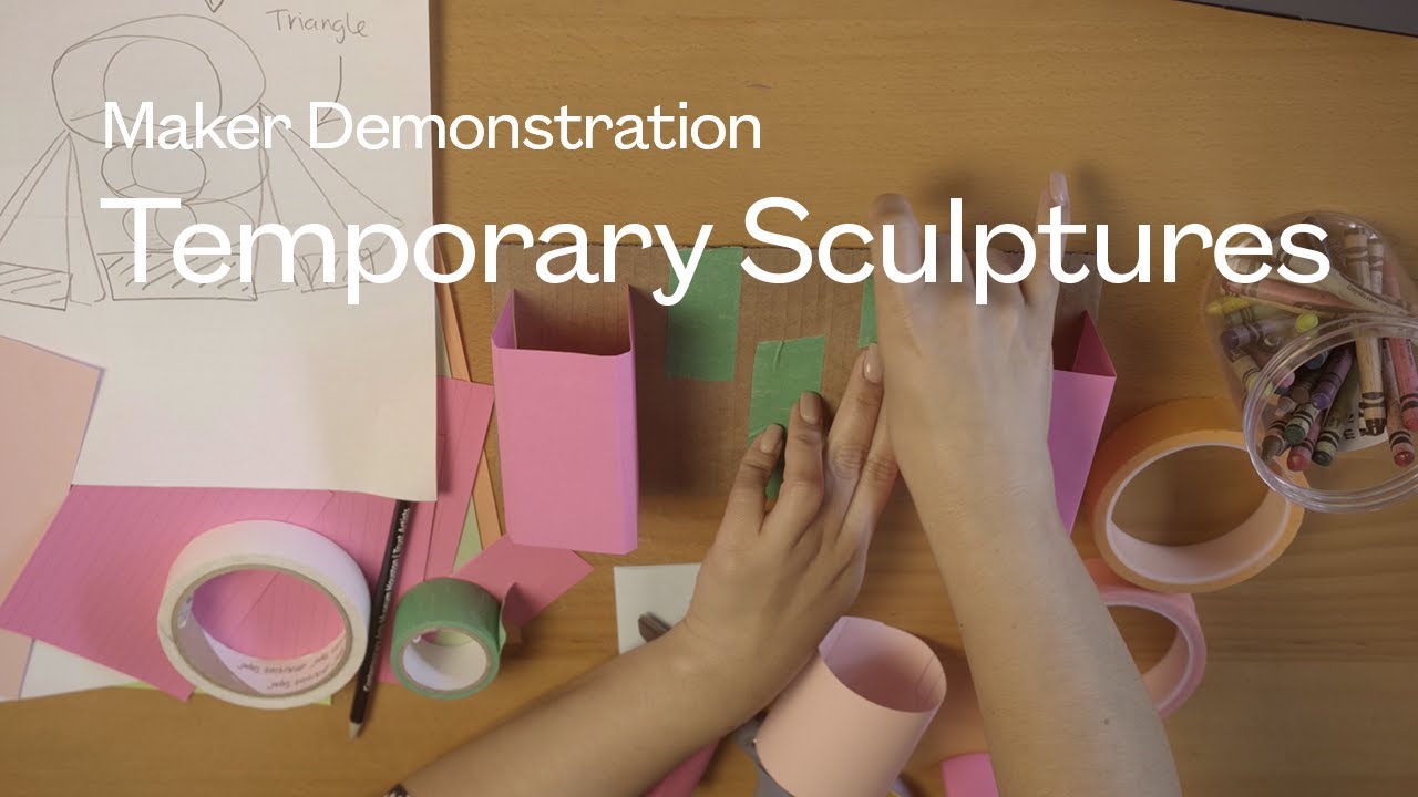 Maker Demonstration | Temporary Sculptures | 3rd–5th - YouTube