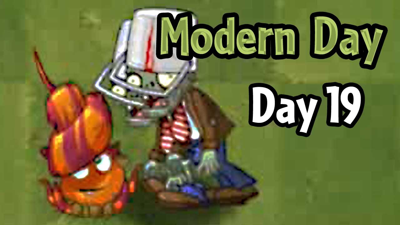 Plants vs Zombies 2 - Modern Day - Day 19: Escape Root - YouTube