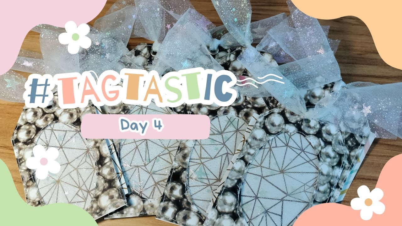 #tagtastic Junk Journal Tags challenge Day 4 - YouTube