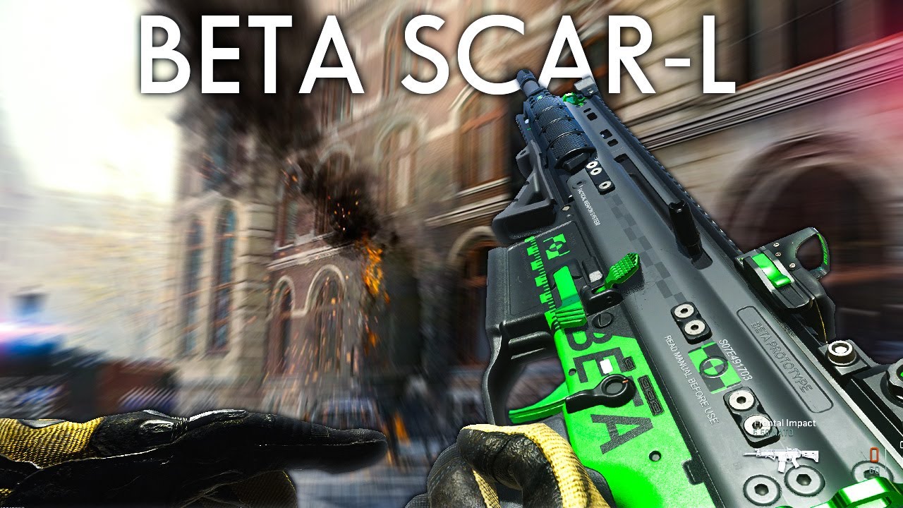 Beta SCAR-L Is Broken | COD: Modern Warfare 2 - YouTube