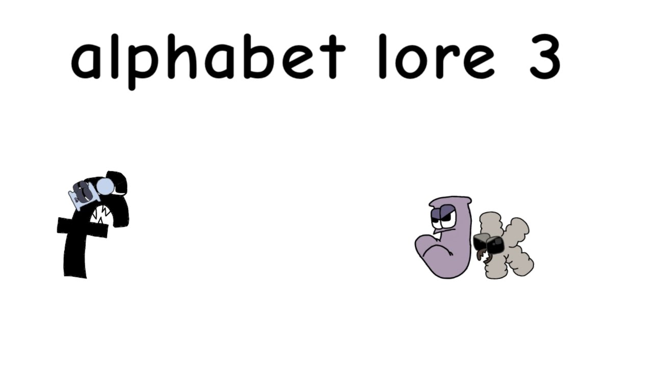 lowercase alphabet lore pt3 (j-k) - YouTube