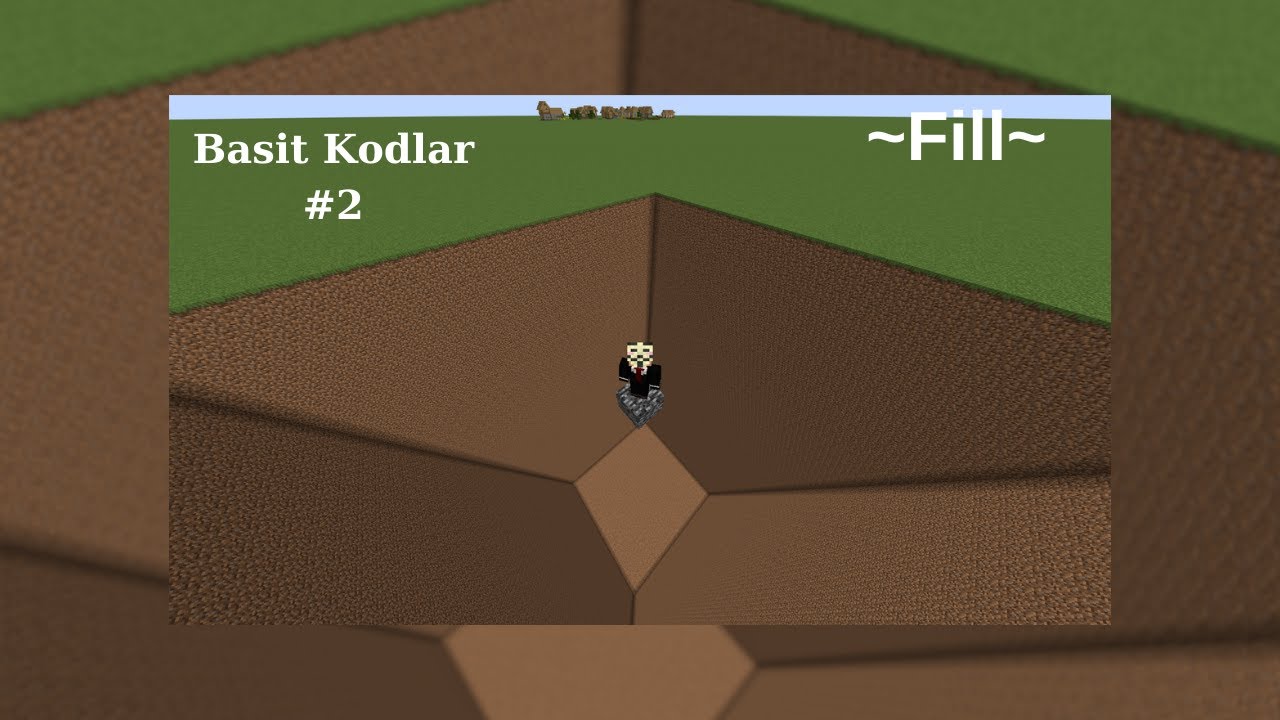 2Minecraft Fill Komutu Kullanımı. (Sade Anlatım) Basit Kodlar #2 - YouTube