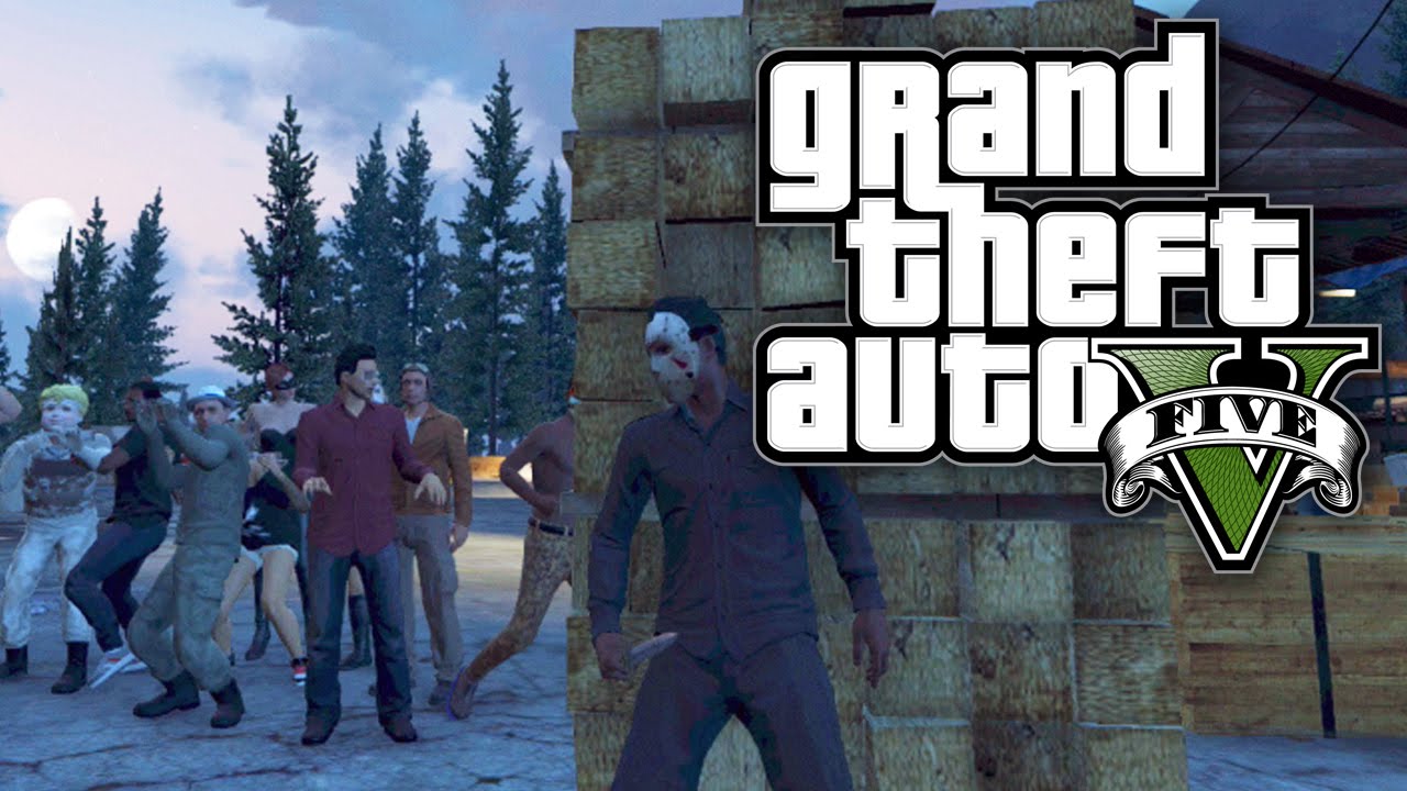 GTA 5 Online - JASON VOORHEES / FRIDAY THE 13TH! (GTA V Online) - YouTube