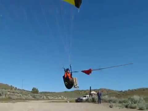 Paraglider Boat Tow - YouTube