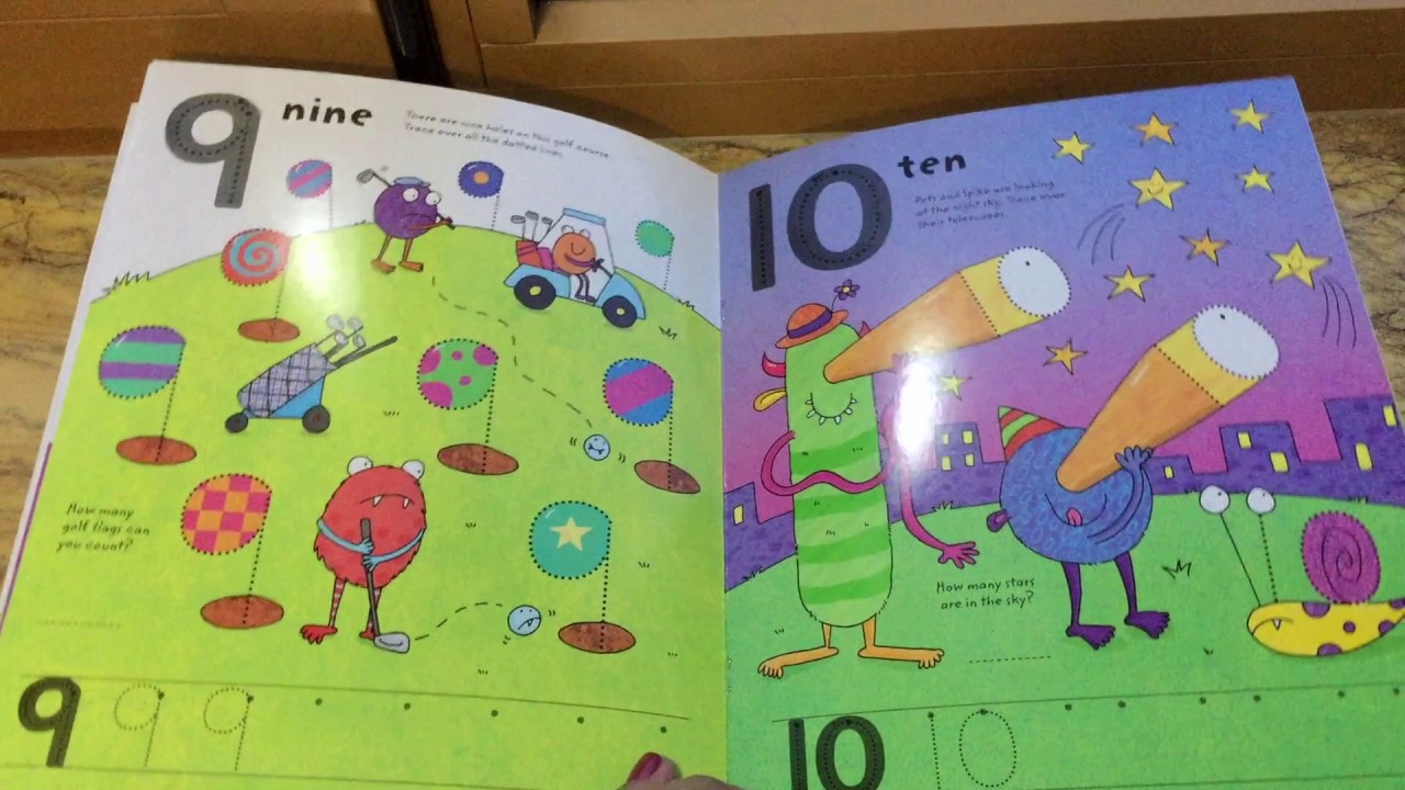 Usborne - Writing Numbers (Wipe Clean) - YouTube