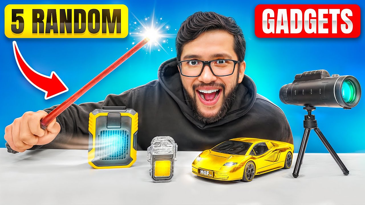 ARE THESE 5 RANDOM GADGETS USEFUL? - YouTube