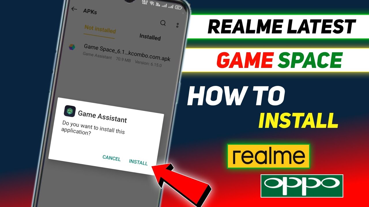 Realme latest game space | How to install game space | Game space - YouTube