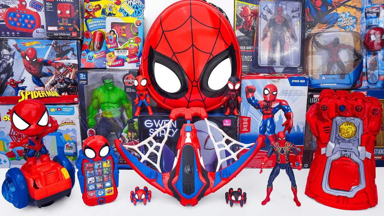 Marvel Spiderman Toys Unboxing Series Review | Spider Man Bow & Arrow ...