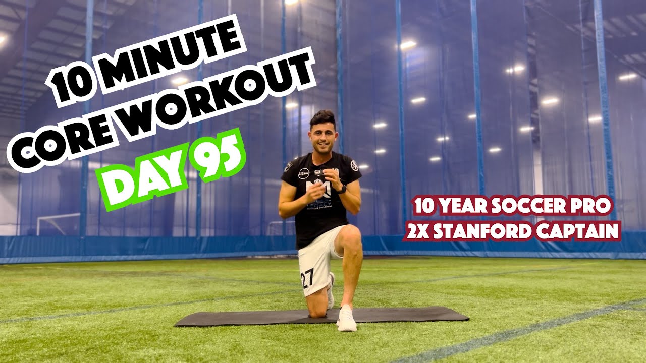 10 Minute CORE Workout (No Equipment) - Day 95 - YouTube