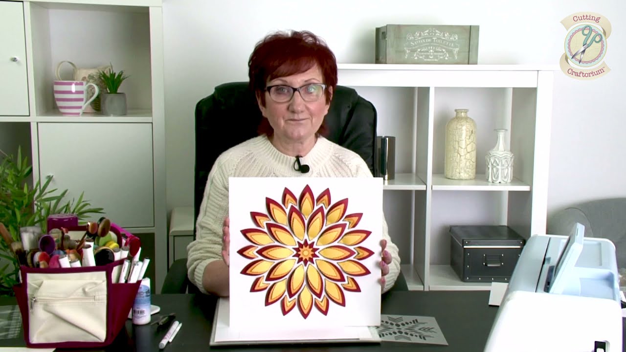 Stunning Stencils USB: Layered Designs Using the Waste - YouTube