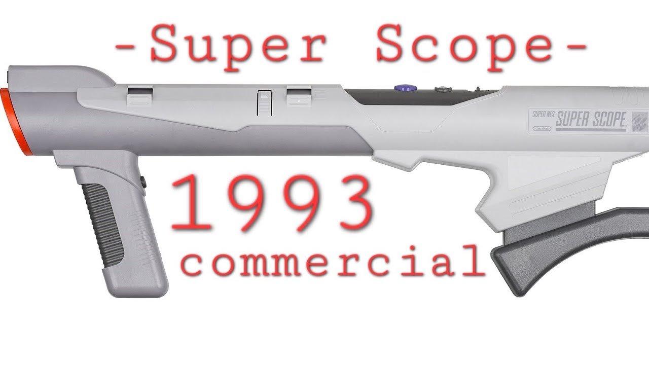 1993 Super NES Nintendo SUPER SCOPE commercial - YouTube