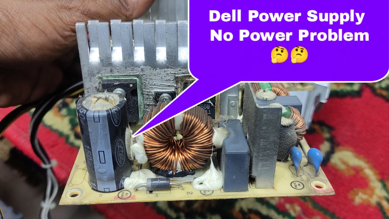 Dell Power Supply Repair H29qam No Power Problem Fix In Bangla 2022 ...