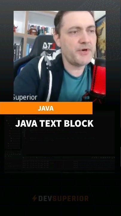 Java text block - YouTube