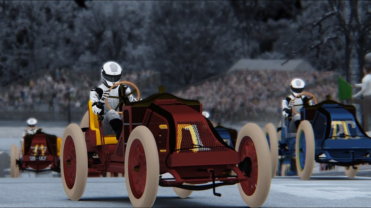 1906 Renault AK at Crystal Palace, London - YouTube