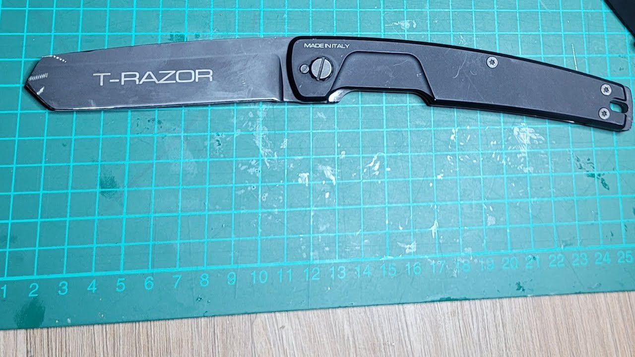 destroyed Extrema Ratio T-Razor becomes a real razor # ...