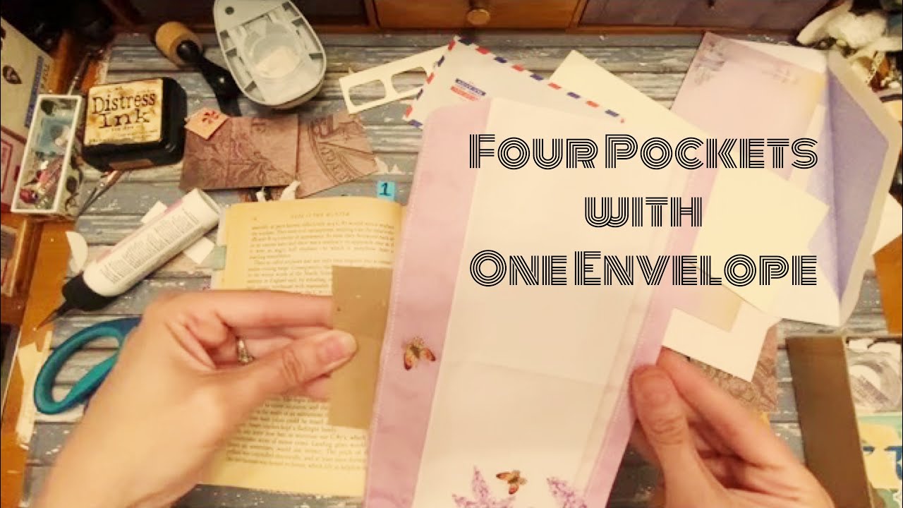 Four Pockets Using One Junk Mail Envelope💌 - YouTube