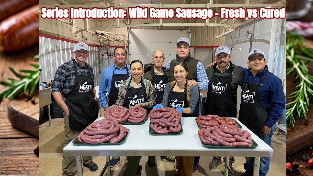 Series Introduction: Wild Game Sausage - Fresh vs Cured - YouTube