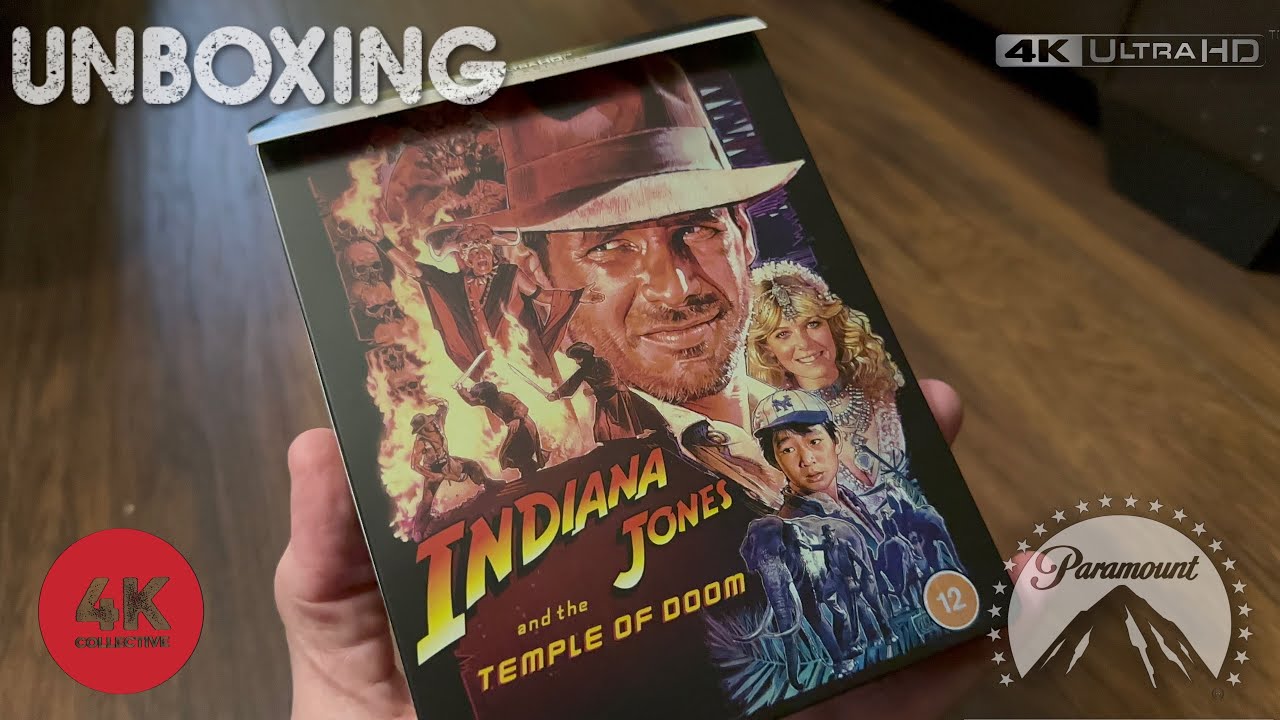 Indiana Jones and the Temple of Doom 4k UltraHD Blu-ray steelbook UK ...