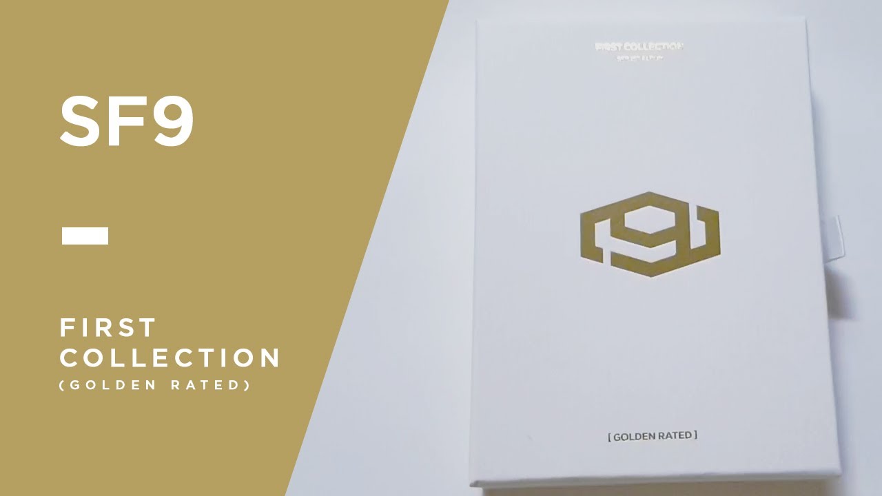 [FLIP THROUGH / UNBOXING] SF9 - First Collection (Golden Rated Ver ...