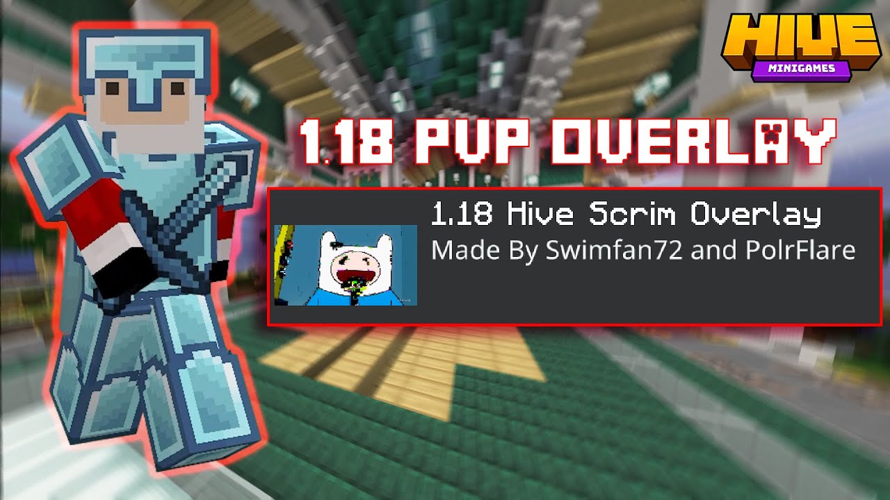 Minecraft Bedrock 1.18 PvP/Scrim Overlay Texture Pack + Hive Skywars ...