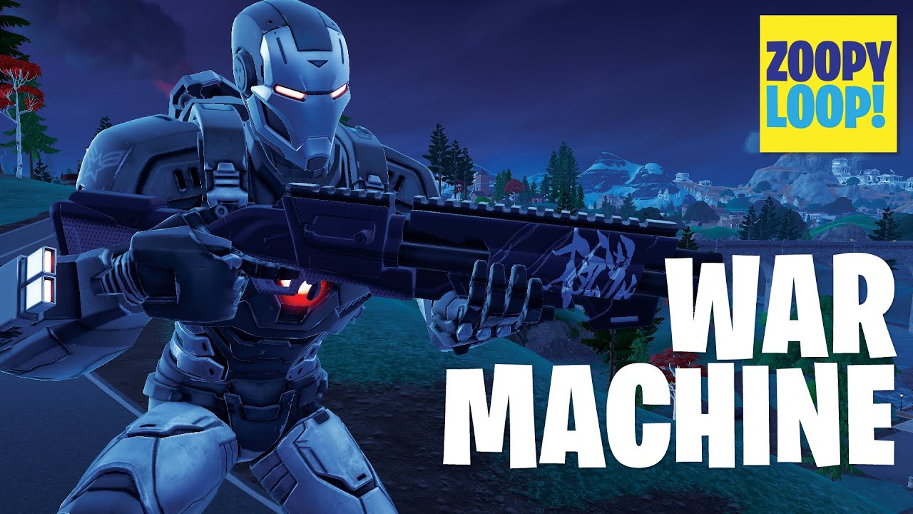 🔴 Using War Machine (Battle Pass Skin) Fortnite Zero Build Gameplay ...