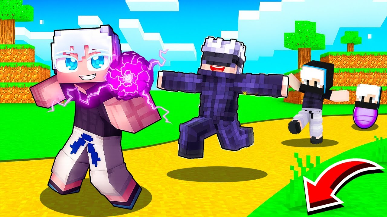 I Evolved as GOJO SATORU in Minecraft - YouTube