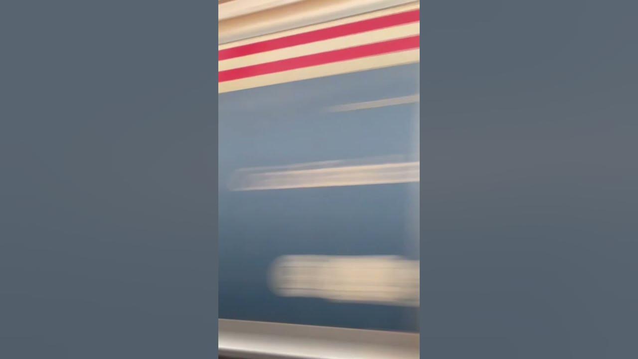 Amtrak fly by - YouTube