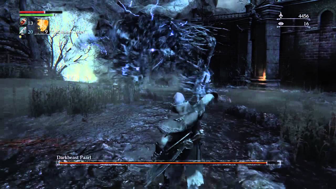 Bloodborne™ Electric Skeletor Dog (Darkbeast Paarl) boss fight - YouTube