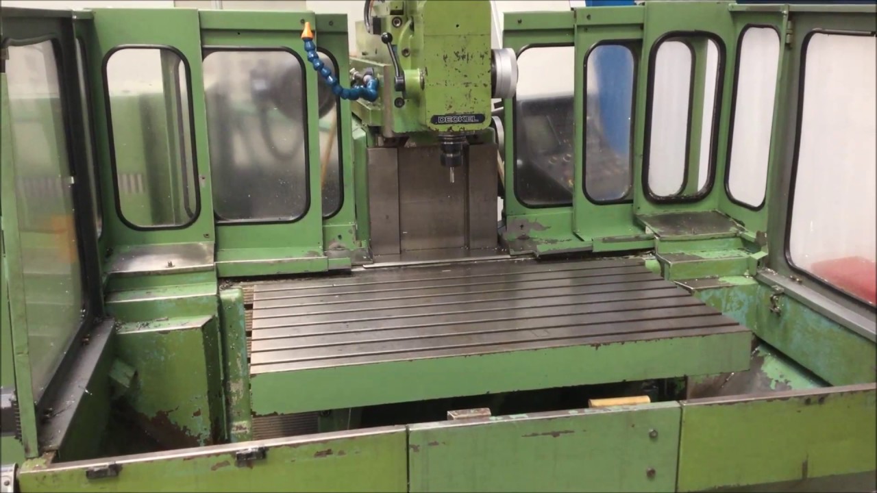 Deckel FP4 NC - YouTube