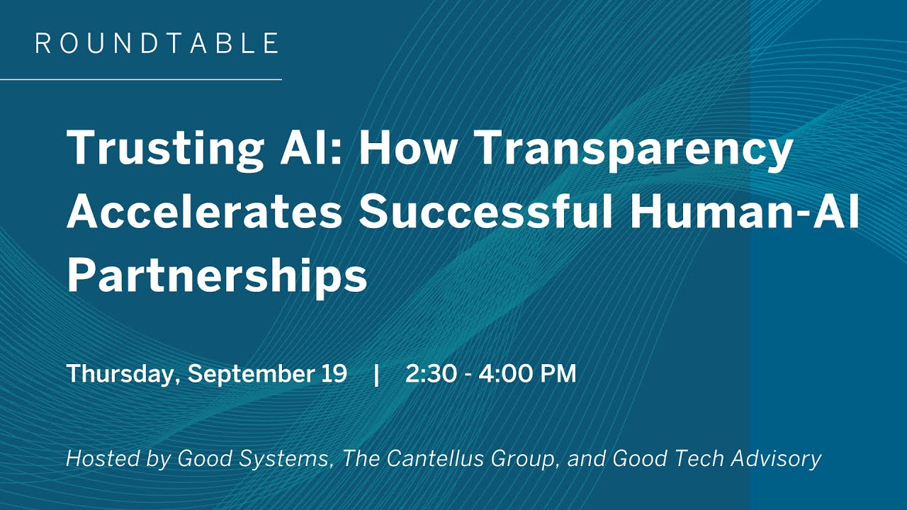 Trusting AI: How Transparency Accelerates Successful Human-AI ...