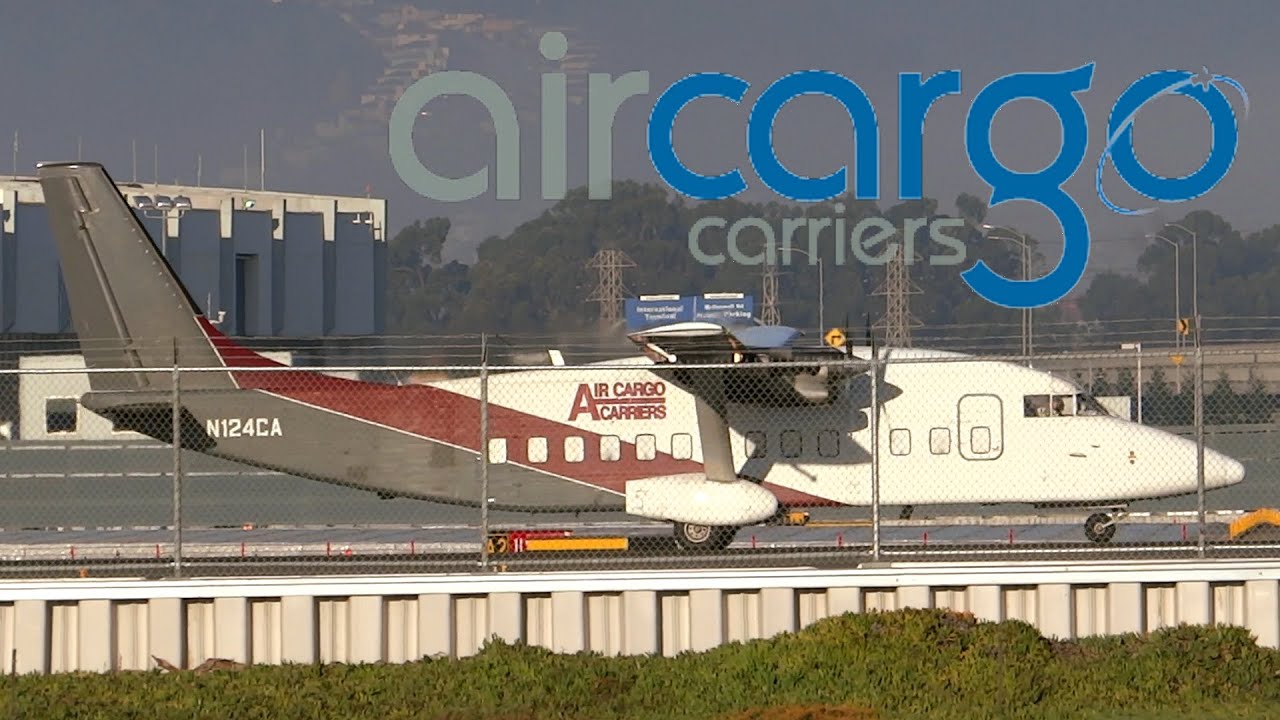 HD Air Cargo Carriers Short 360-100 N124CA Takeoff from San Francisco ...