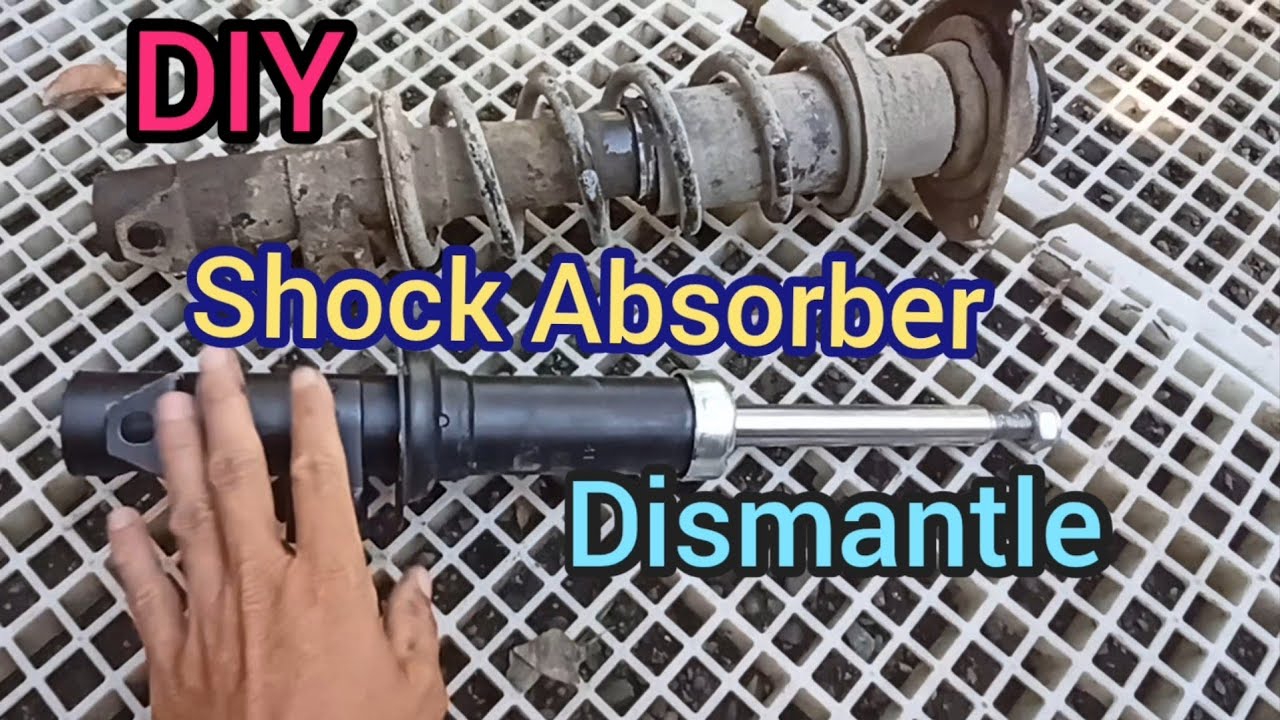 DIY / Shock Absorber / Dismantle [Mechanic] - YouTube
