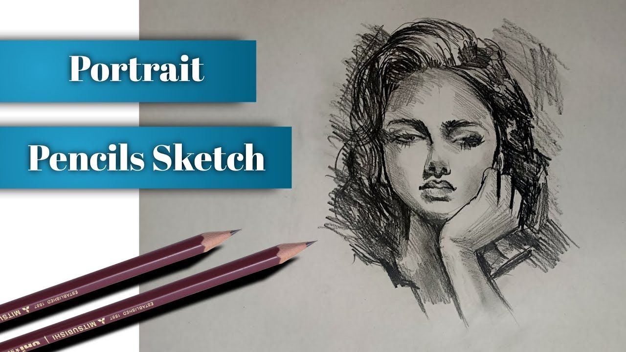 A girl beutiful sketch for beginners //basic drawing tutorials for ...