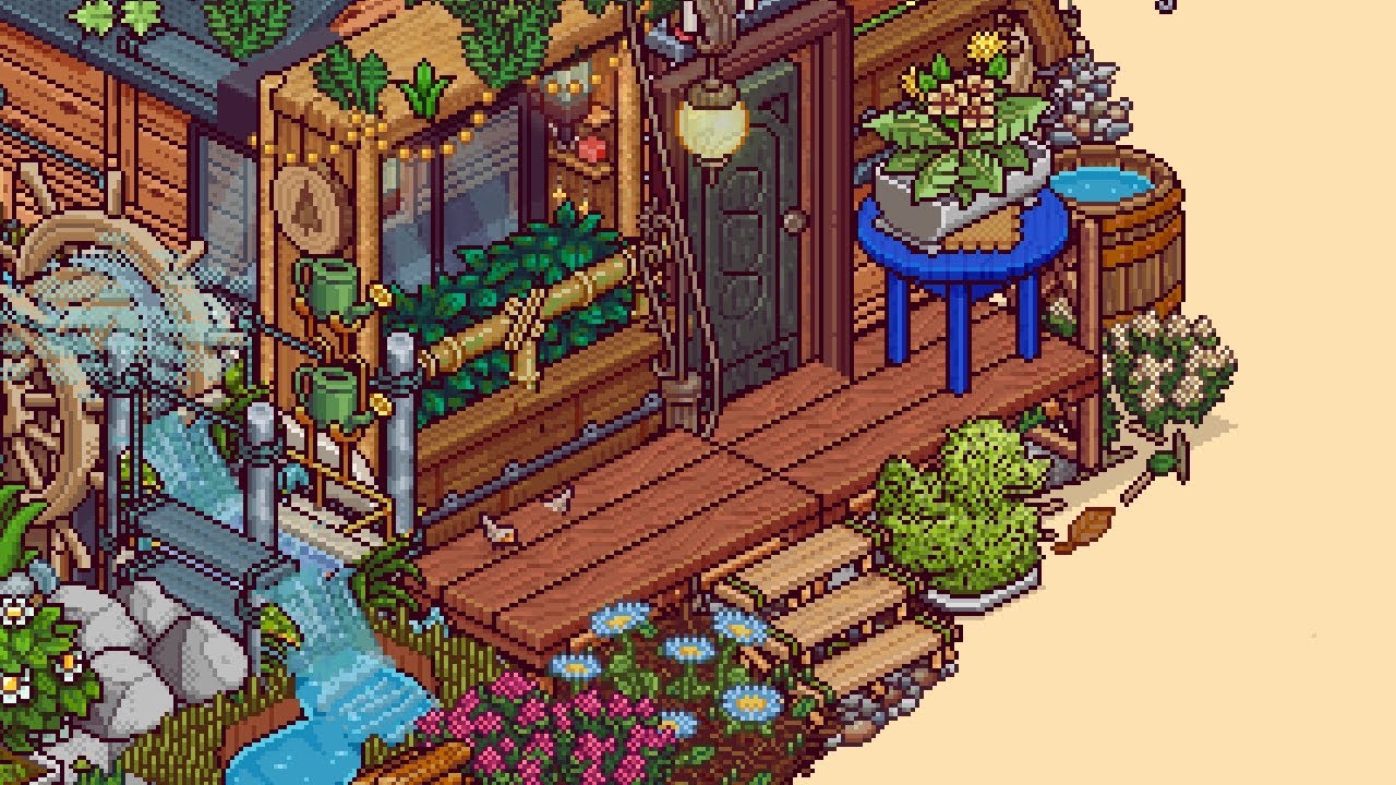 Cabaña | Cabin | SpeedBuild | Habbo - YouTube