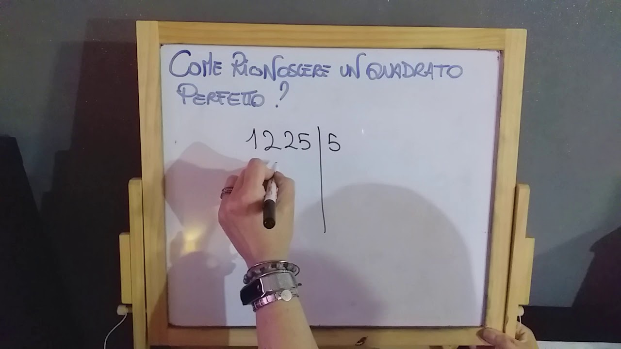 2_A_011 Come riconoscere un quadrato perfetto - YouTube