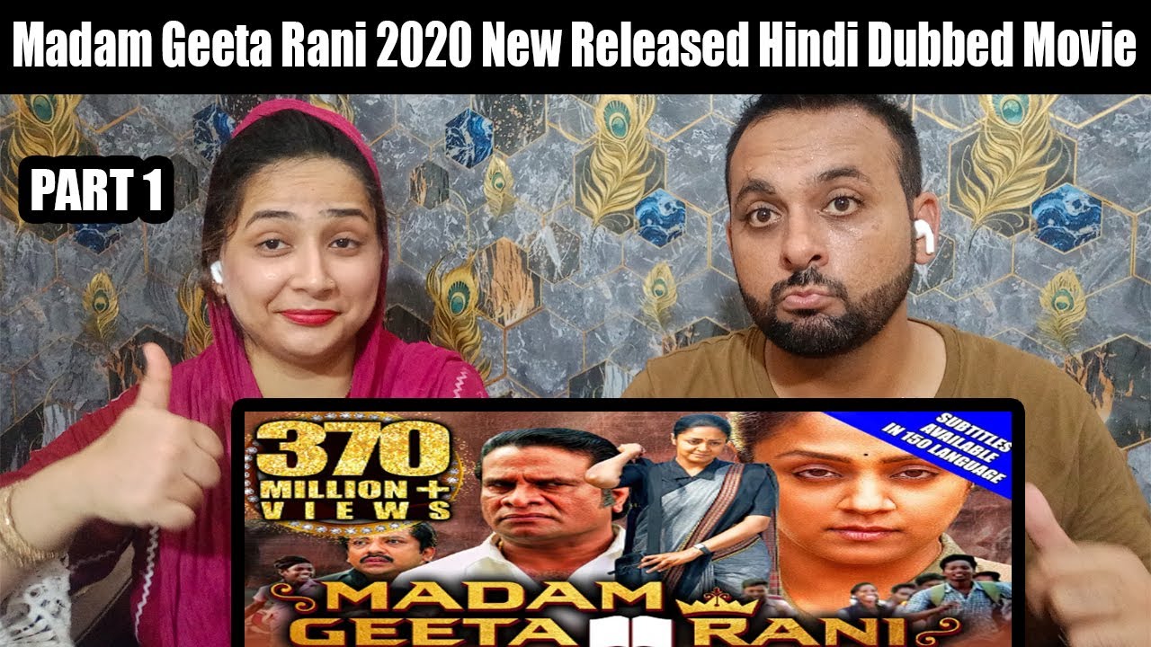 Madam Geeta Rani 2020 Hindi Dubbed Full Movie | Part 1 | Jyothika ...