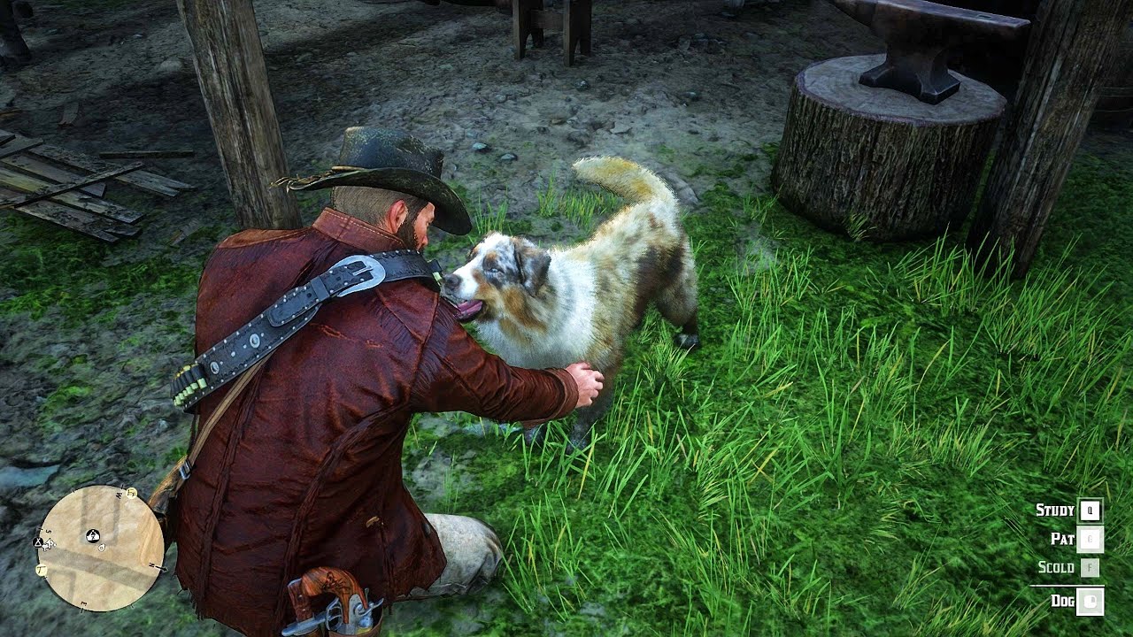 Rdr2 - I just love dogs in this game - YouTube
