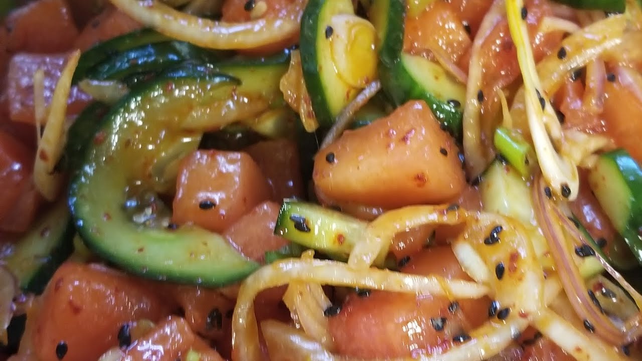 Watermelon Poke recipe refreshingly delicious and everyone will ENJOY ...