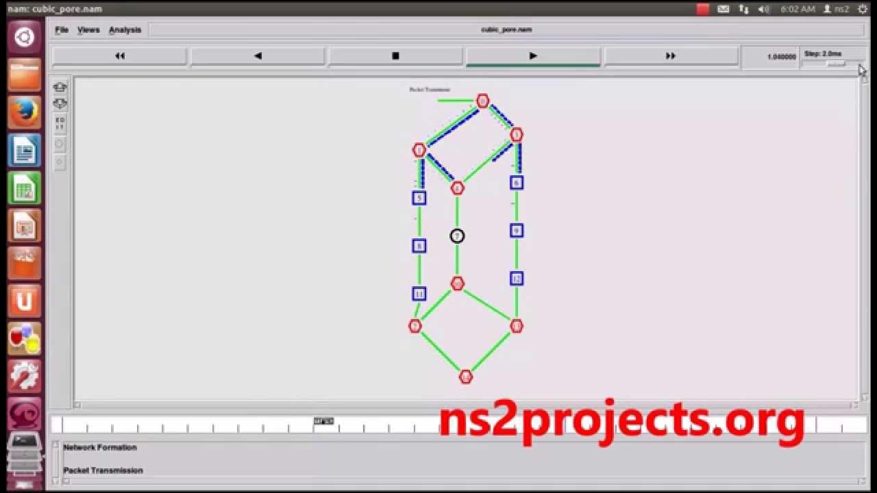 Cubic Pore Networks using ns2 simulation | NS2 Projects - YouTube