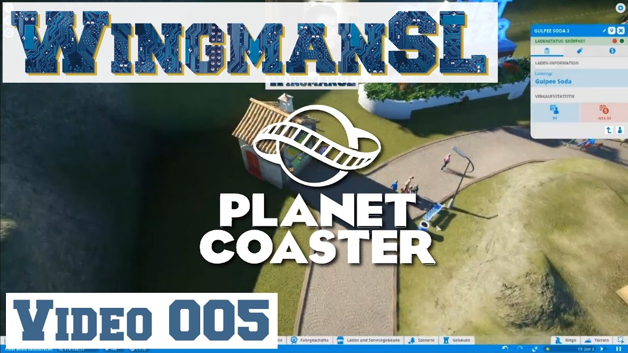 Let's Play || Planet Coaster 005 - eigenes Gebäude: Trinkstand gulpee ...