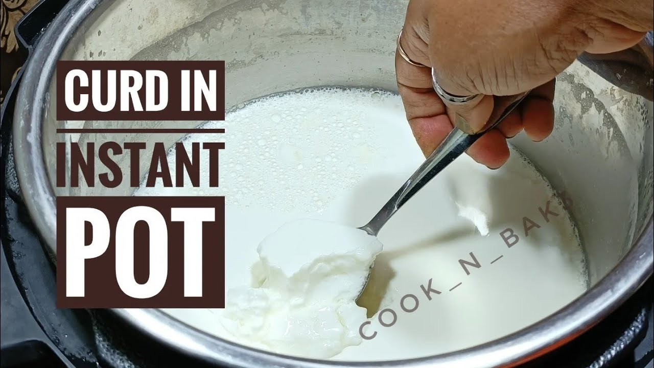 curd in instant pot #instantpot #howtomakeyogurt #instantpotyogurt ...