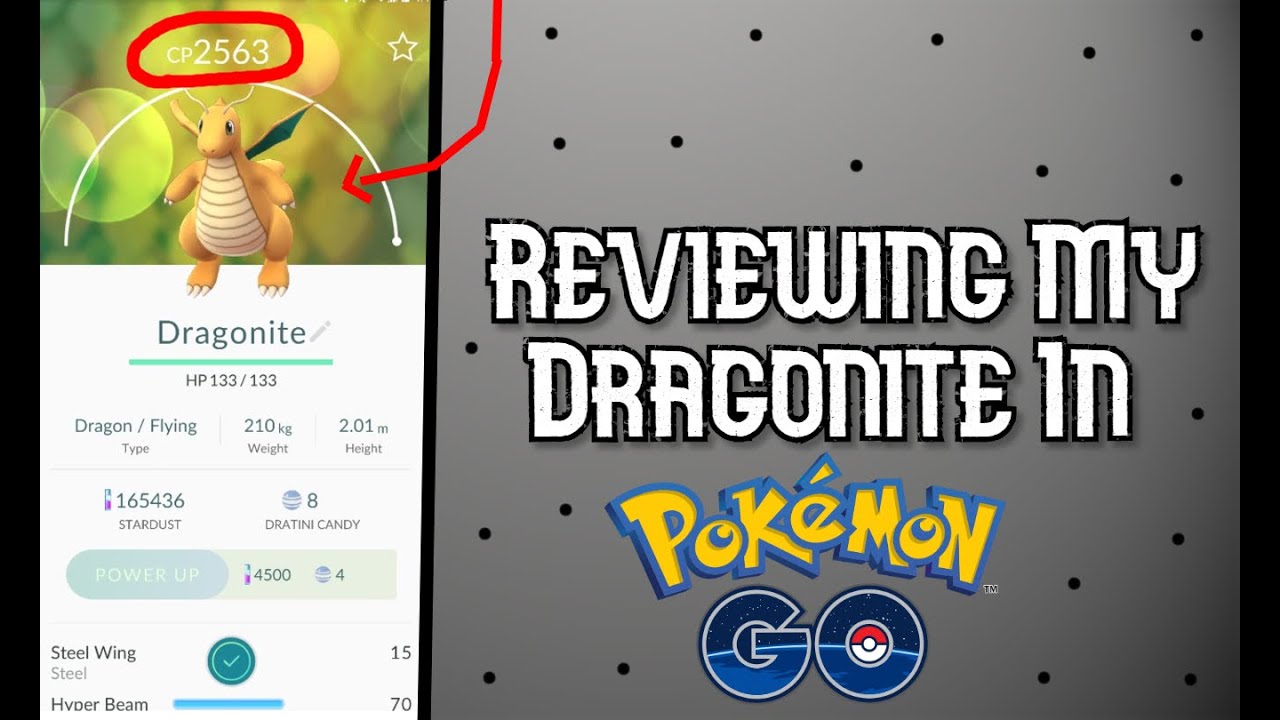 Reviewing My Dragonite! ( Pokemon Go ) - YouTube