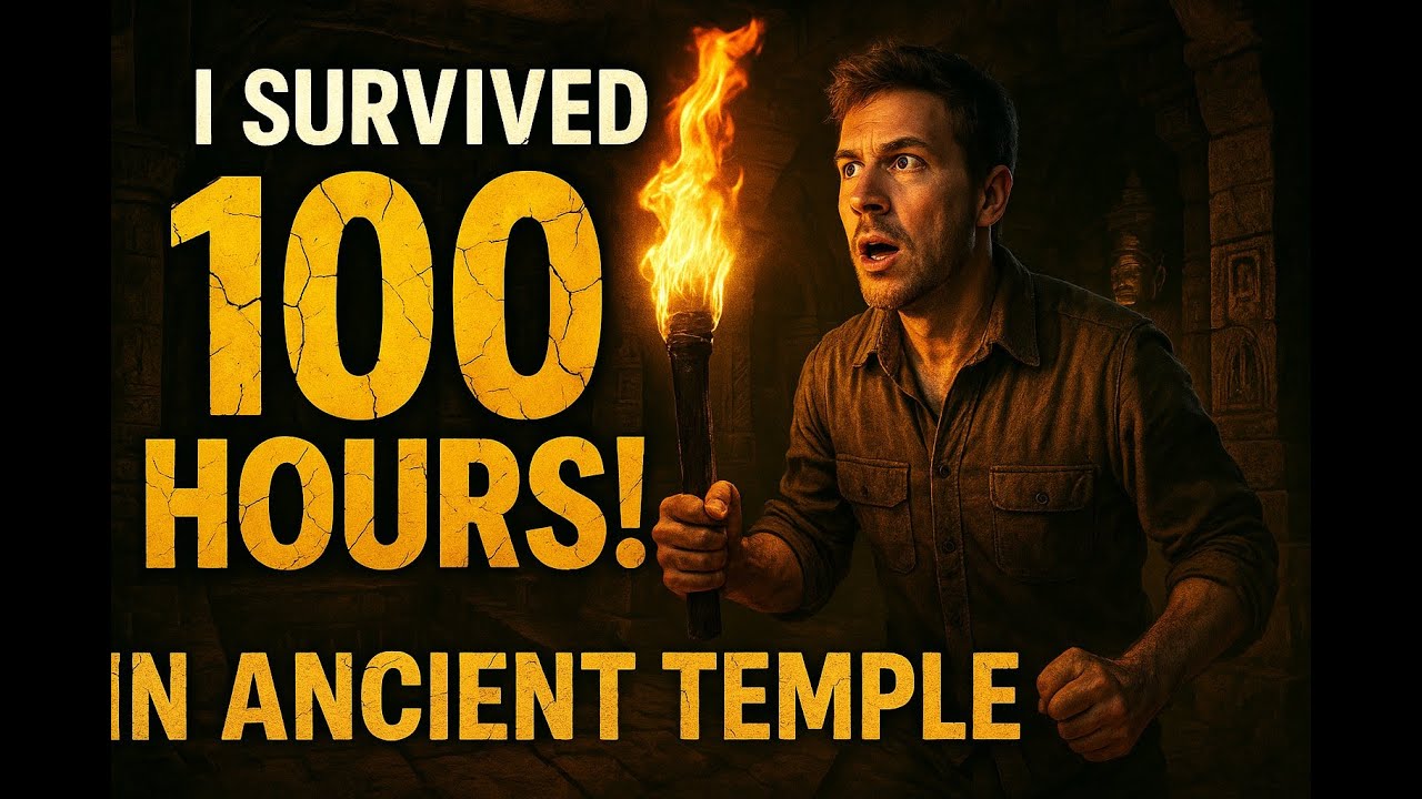 I Survived 100 Hours In An Ancient Temple Challenge! | Epic Survival ...