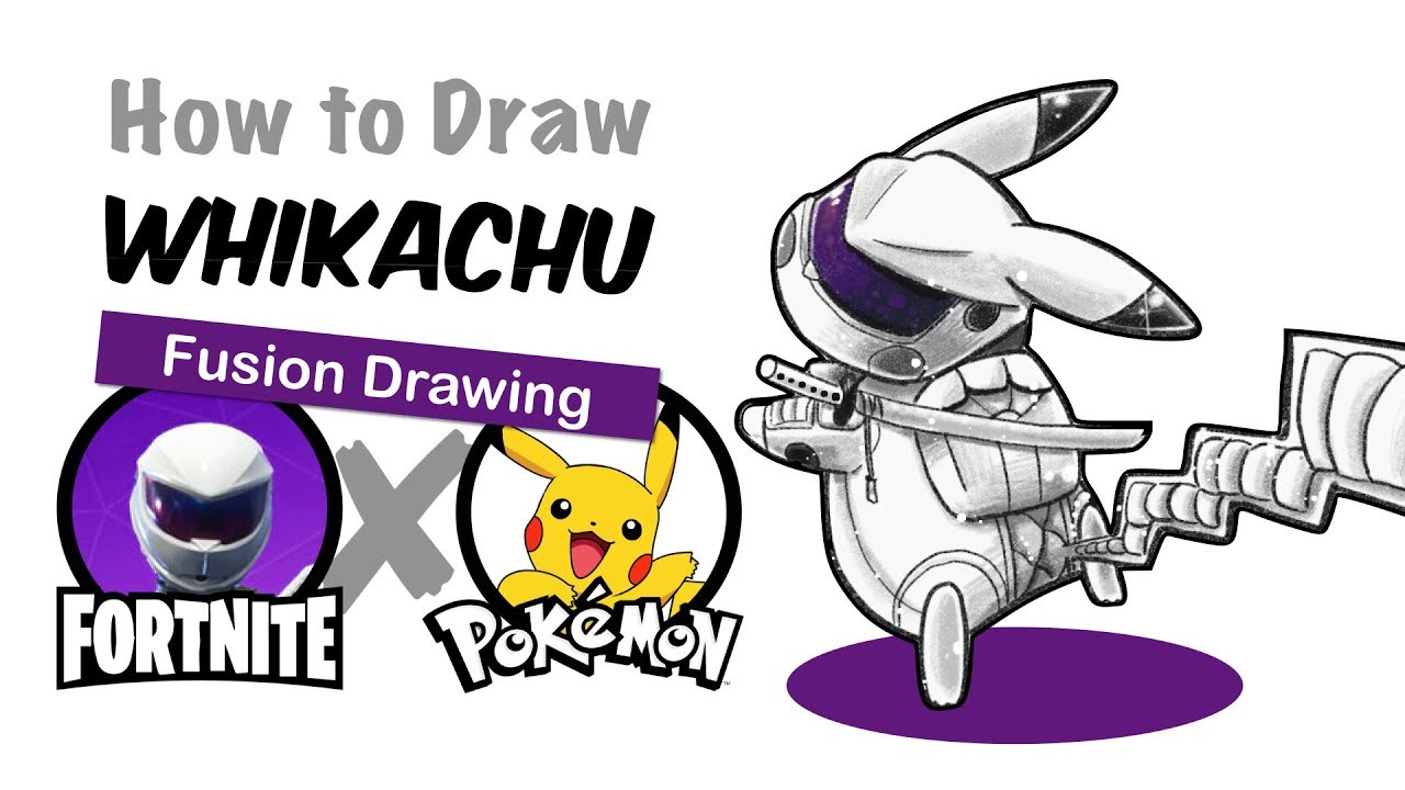 [Fortnite] Whiteout + Pikachu | Fortnite Pokemon Mashup Drawing | How ...