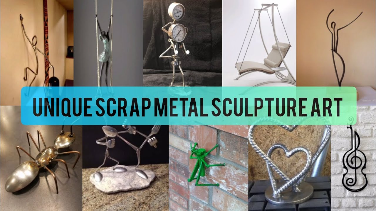 unique scrap metal sculpture and decoration art ideas for home or diy ...