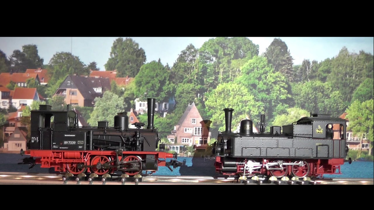 Brawa T3 vs. Märklin 89.70-75 - YouTube