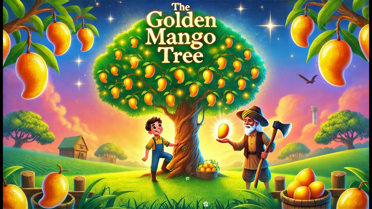 🌟Magic of the Mango Tree🍑 #kidsstory #shortstoriesforkids # ...