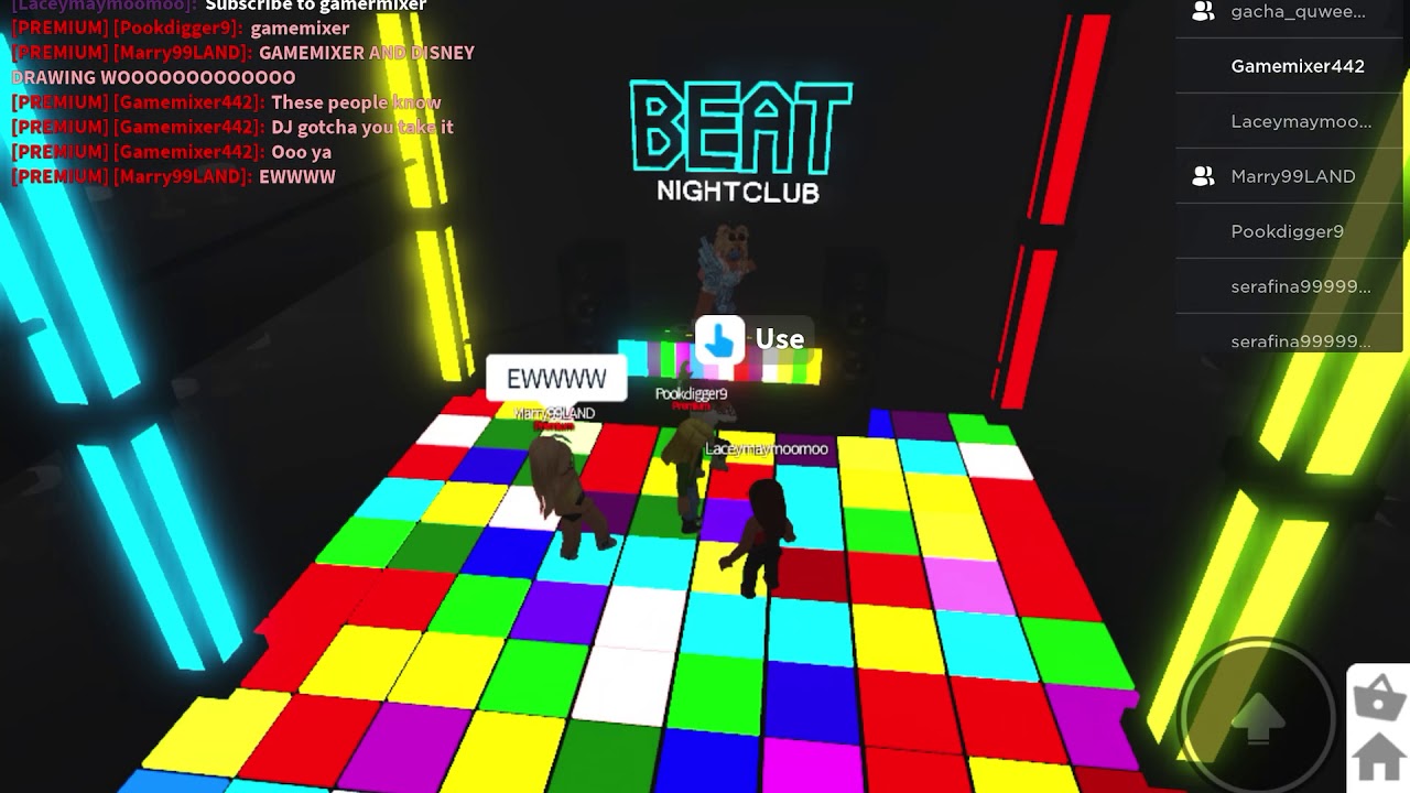 Dance party Roblox Blocksburg - YouTube