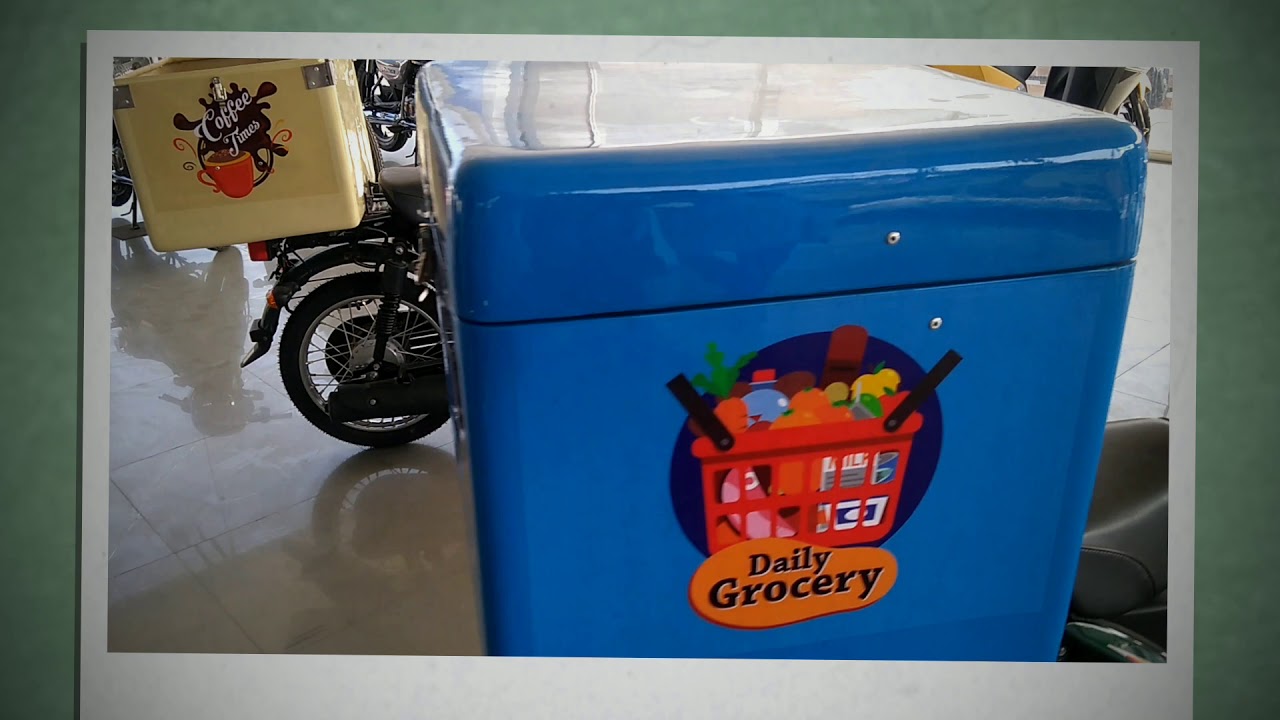 TVS XL 100 WITH DELIVERY BOX - YouTube
